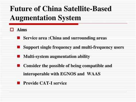 Ppt Present And Future Of China Satellite Based Augmentation System Powerpoint Presentation
