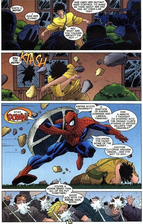 Spider Man Deals With Anti Mutant Rioters Peter Parker Spider Man 82 Rxmen Spider Man Deals With Anti Mutant Rioters Peter Parker Spider Man 82 Rxmen