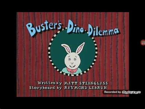 Busters Dino Dilemma Title Cards Youtube