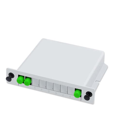 Plc Splitter Fc Apc 1 2 Installed Optic Splitter Cassette Type Fiber Optic Splitter Installed