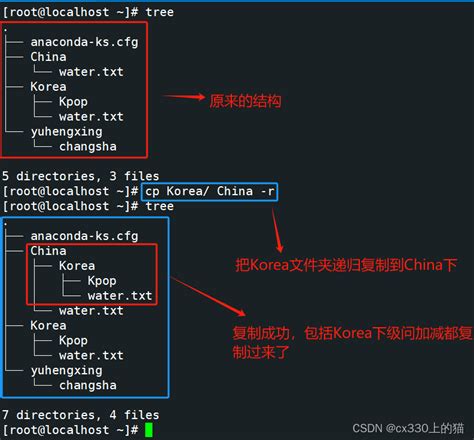 linux系统基本操作命令（centos7，命令详细演示和解读） centos7 du csdn博客