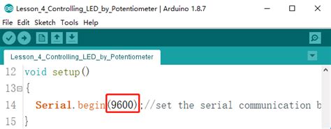 Lesson 3 Controlling An Led By Potentiometer — Sunfounder Electronic Kit Documentation