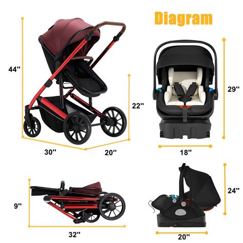 Miskyn Coches Para Bebes Cochecito De Bebé Para Recién Nacido Con