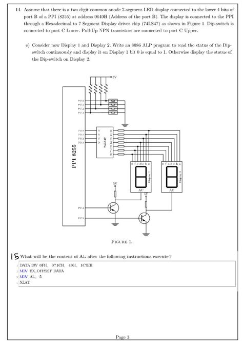 Solved 14 Assume That There Is A Two Digit Common Anode 7