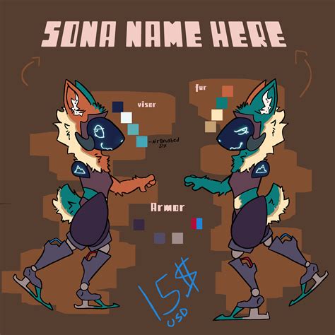 Ref Sheet Comms Open R Protogen
