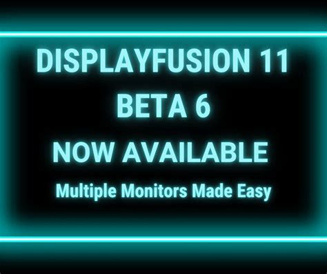 Binary Fortress Software On Linkedin Displayfusion