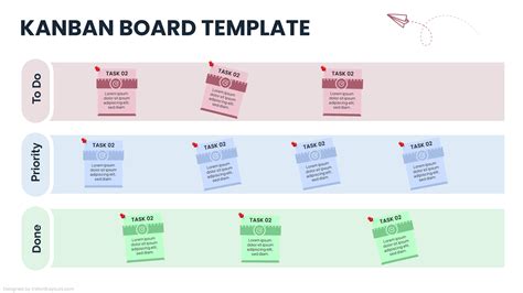 Structured Pastel Kanban Workflow Template Wordlayouts