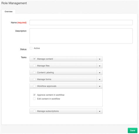 create custom roles and assign them to users opencities