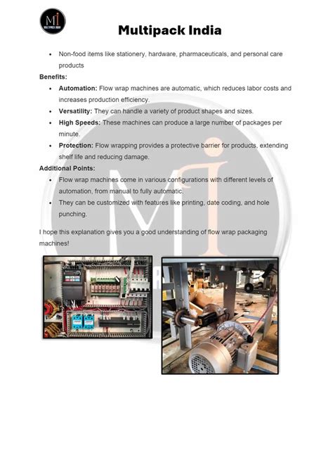 Horizontal Flow Wrap Machine Automatic At ₹ 275000unit In Faridabad