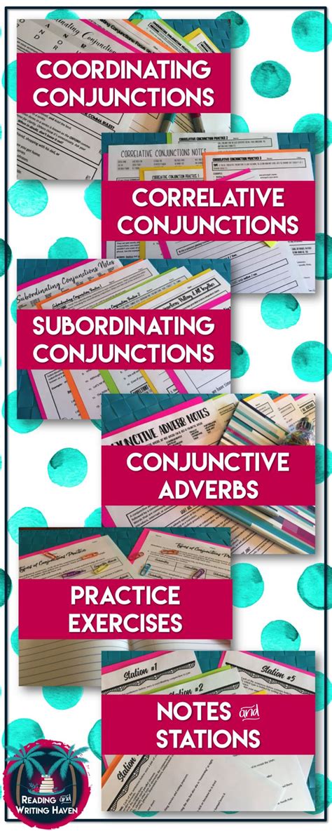 Conjunctions Bundle Coordinating Correlative Subordinating