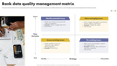 Bank Data Quality Management Matrix Ppt Template