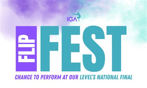 Flip Fest 2026 Perform At Our National Final Iga Uk
