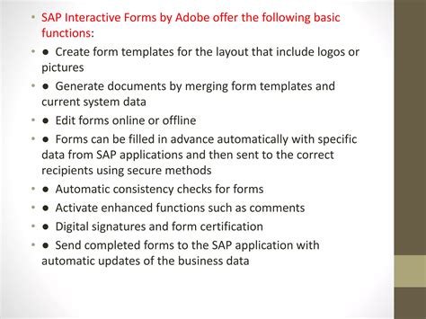Sap Adobe Forms Pptx
