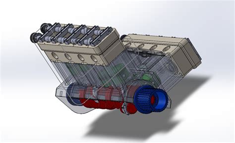 Ali Lahbib On Linkedin Solidworks Cao Enigine V8 L3mécanique