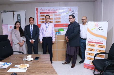 dr muhammad najeeb khan ceo pen donated ppes to dr shafiq haider