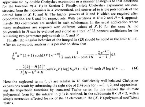 Asymptotic Expansion Of An Integral With Singularity Hydrodynamic Free