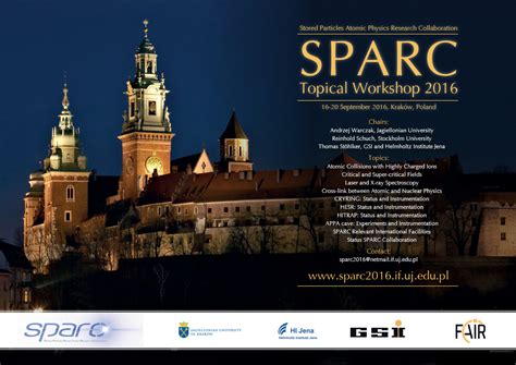 Sparc Topical Workshop 2016 Home