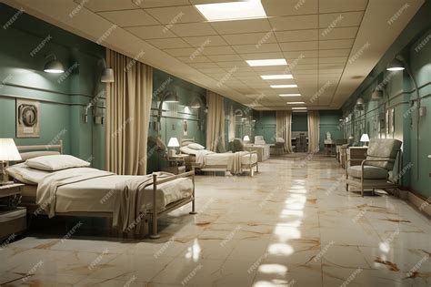 Premium Photo 3d Rendering Of Inside A Psychiatric Ward With Medical