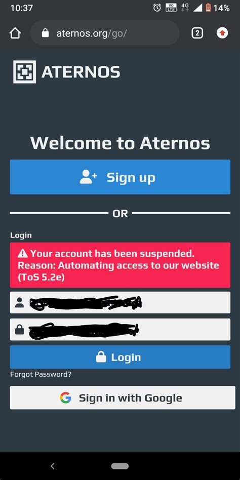 Account Suspended · Issue 16 · Darkcat09python Aternos · Github