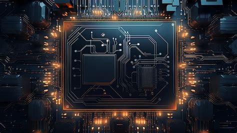 Premium Ai Image Background Of Modern Interconnected Circuit Board Ai Generated