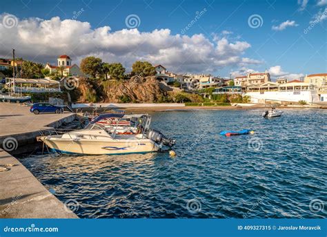 Crete Island Greece July 01 2011 View On Hotel Villas For Tourists