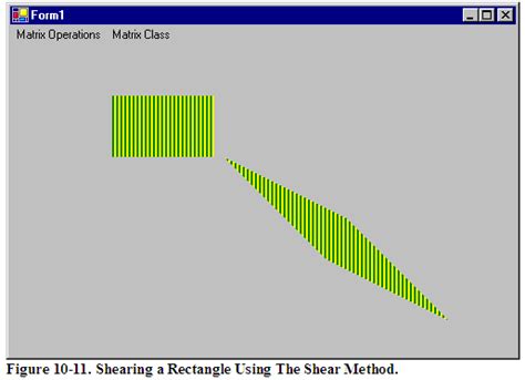 The Matrix Class And Transformations