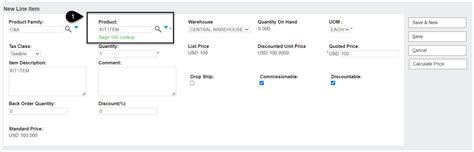 Kitting Functionality In Sage Crm Sage Crm Tips Tricks And Components