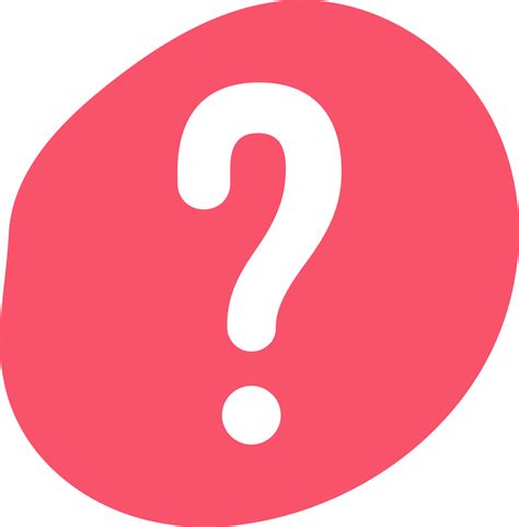 Color Blob With Question Mark Symbol 21971802 Png