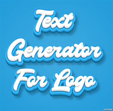 Text Generator For Logo Text Effect and Logo Design Font