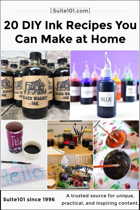 How To Make Ink 20 Ways To Homemade Ink Suite 101
