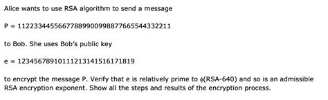 Based On SEED Lab RSA Encryption And Signature Lab Chegg
