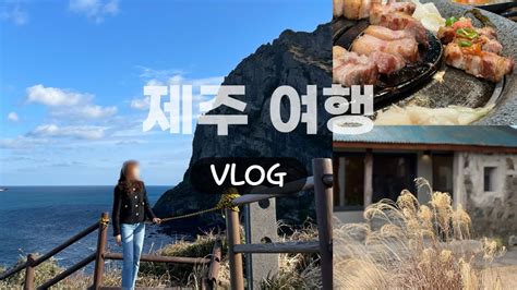 Vlog 회사가기 싫은땐 제주여행이 치료제🌴 제주맛집 핫플 뿌시기 제주핫플 카페 직장인브이로그 제주여행브이로그 Youtube