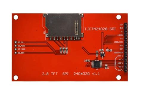 Display Tft 28 240x320 Spi Ili9341 Met Xpt2046 Touch Screen En Pin