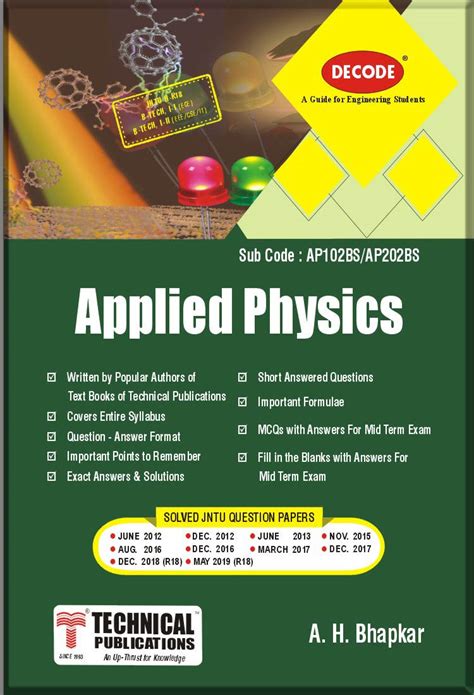 DECODE Applied Physics For B Tech JNTUH R I II EEE CSE IT I I ECE AP BS AP BS