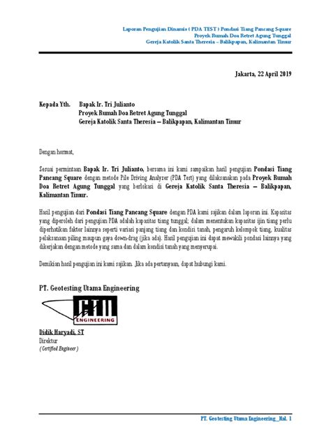 Report Pda Testing Pdf