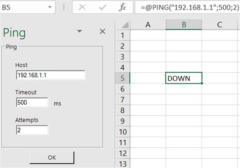 Microsoft Excel Ping Taskpane Automation Portal