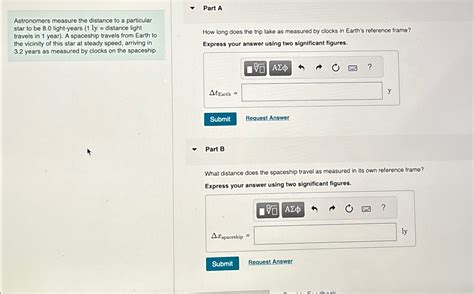 Solved Part AAstronomers Measure The Distance To A Chegg
