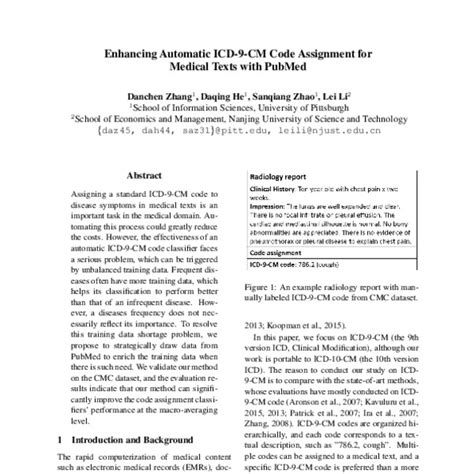 Enhancing Automatic Icd 9 Cm Code Assignment For Medical Texts With
