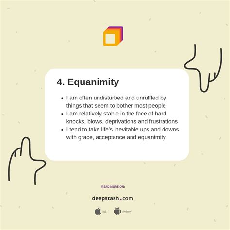 4 Equanimity Deepstash