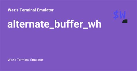 Alternate Buffer Wheel Scroll Speed Wez S Terminal Emulator