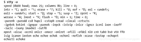 Unixlinux编程：终端编程ttysetcbreak Csdn博客