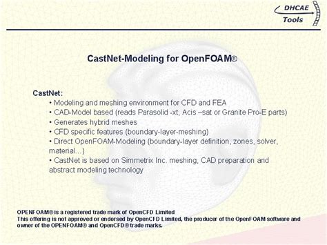 Cast Netmodeling For Open Foam Cast Net Modeling