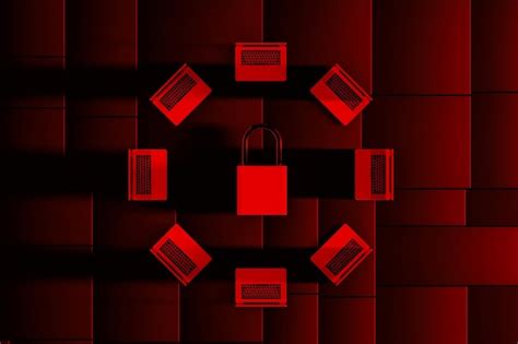 Premium Photo Cybersecurity Concept With Devices And Lock