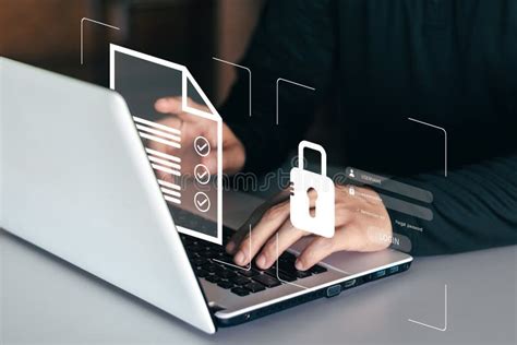 Concept Of Cyber Security Information Security And Encryption Stock Image Image Of Hacking
