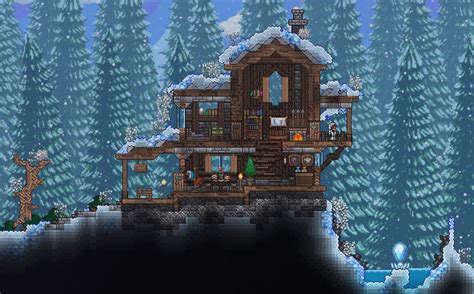 Пин от пользователя Em на доске Terraria Зимний дом Террариум Чертежи