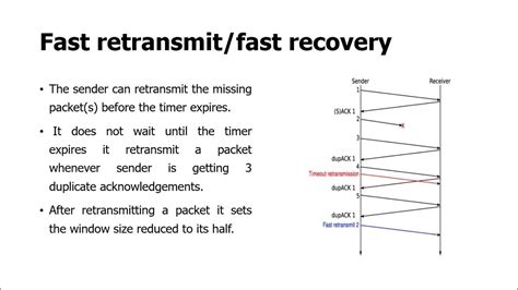 Fast Retransmit Fast Recoverymobile Computing Mrskpadmapriya Assistant Professor Cse