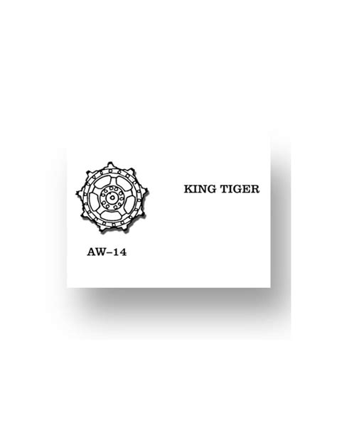 Tiger Ii Wheels Scale Modeling Tank Wheels