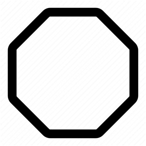 Octagon Shape Tool Geometry Equipment Icon Download On Iconfinder