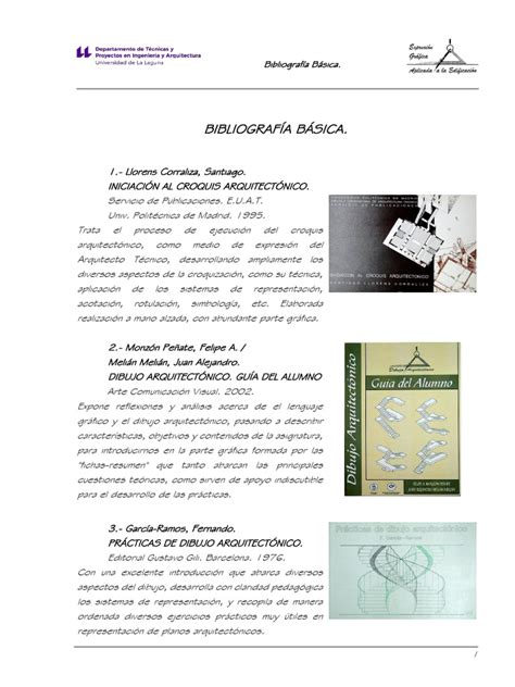 05 Bibliografía Básica Pdf Dibujo Publicación