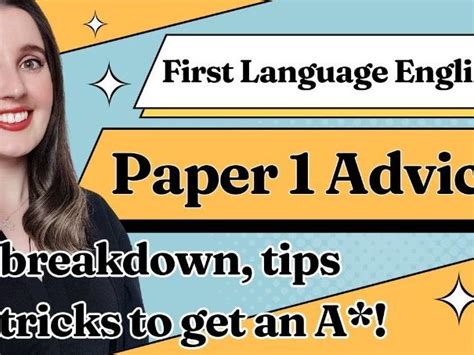 A Complete Guide To Igcse 0500 Paper 1 First Language English Teaching Resources